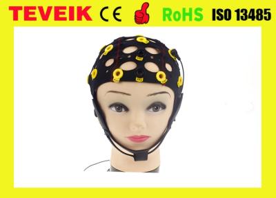China Separating EEG hat, silver chloride electrode,20 leads eeg electrode cap for EEG machine for sale