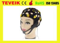 China Separating EEG hat, silver chloride electrode,20 leads eeg electrode cap for EEG machine for sale