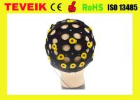 China Separating EEG hat, silver chloride electrode,20 leads eeg electrode cap for EEG machine for sale