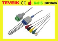 China One Piece 5 leads ECG cable with snap IEC for GE Marquette patient monitor for sale