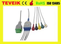 China One Piece 5 leads ECG cable with snap IEC for GE Marquette patient monitor for sale