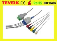 China One Piece 5 leads ECG cable with snap IEC for GE Marquette patient monitor for sale