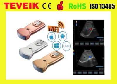 China Color Doppler wifi ultrasound probe 3.5Mhz handheld wireless color ultrasound machine scanner for home & hospital for sale