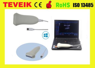 China Lightweight usb ultrasound transducer for laptop computer, portable usb linear probe good price for sale