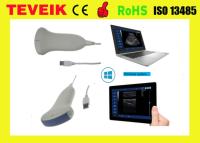 China Portable Medical USB Convex Ultrasound Probe , USB Laptop Ultrasound Transducer work for tablet computer for sale