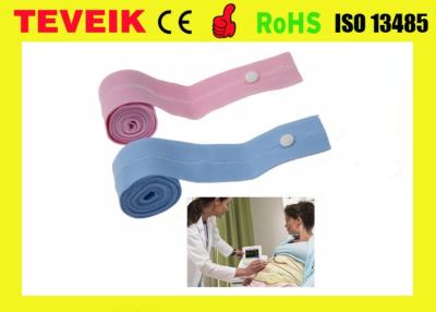 China Latex Free M2208A Fetal Monitor Belt  CTG Belts with Button 6cm*120cm with RoHS Compliant for sale