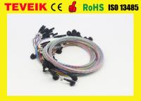 China DIN1.5 socket EEG cable eeg cup electrode, colorful medical EEG cable for sale