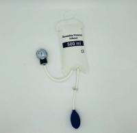 China 500ml Medical Blood Pressure Cuff Manual Pressure Infusion Bag With Pressure Indicator for sale