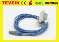 China Adult Finger Clip Reusable Spo2 Sensor Mindray For PM6000 Redel 6 Pin 10ft Medical Cable for sale