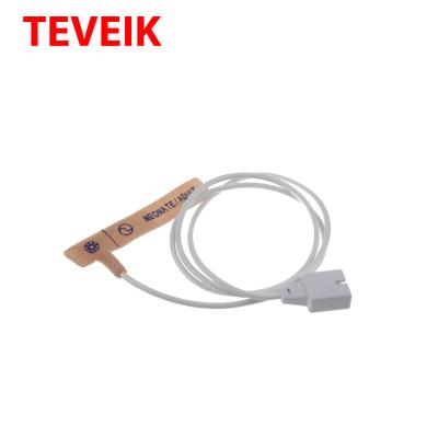 China Neonatal Disposable Spo2 Sensor Helthcare DB 7 Pin Medical Grade PVC Cable Material for sale
