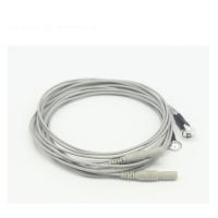 China Pure Silver Electrode EEG Cable Medical Accessories With DIN1.5 Socket Cup for sale