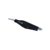 China 1m Crocodile Clip Eeg Electrodes Black Cover DIN1.5 Socket For Dynamic Eeg System for sale