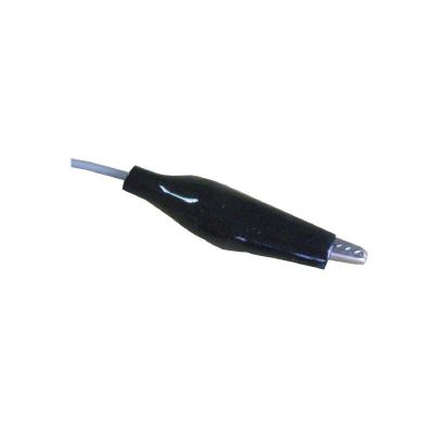 China 1m Crocodile Clip Eeg Electrodes Black Cover DIN1.5 Socket For Dynamic Eeg System for sale