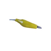 China Medical Accessories EEG Cable TPU Material 1m Connector Yellow Cover For EEG Machine for sale