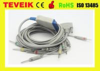 China ECG cable with integrated 10 lead wires for Nihon Kohden EKG machine for sale