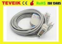 China FUKUDA Denshi 10Leads Wire DB15pin ECG/EKG Cable For Cardimax FX-2111 FX-3010 for sale