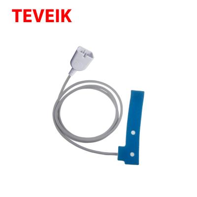 China Self Adhesive Buckle Disposable Spo2 Sensor Nihon Kohden 9 Pin 0.9m PVC Material for sale