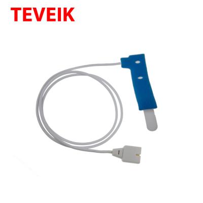 China Disposable Spo2 Sensor nell-core Probes Db 7 Pin 0.9m With Self Adhesive Buckle for sale