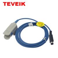 China Adult Finger Clip DIN 7pin Reusable Spo2 Sensor For Schiller Patient Monitor for sale