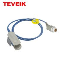 China Adult Finger Clip Pulse Oximeter Probe Round 9 Pin For Medical Equipment for sale