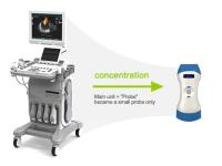 China Color Doppler Wireless Ultrasound Probe 2 In 1 Handheld Convex Linear Type for sale
