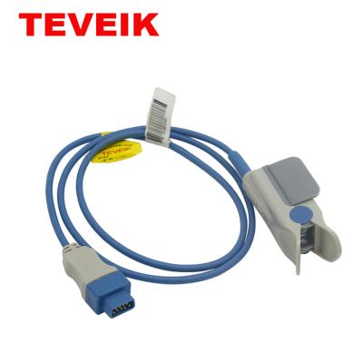 China GE Detax Ohmeda Reusable SPO2 Sensor, Adult Finger Clip, TruSat /Trusignal, 9 Pin for sale