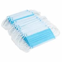 China Factory Price Medical Disposable Face Mask, 3ply, ear loop, Blue, oridinary for sale