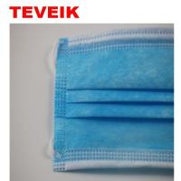 China Breathable Safety Disposable Face Mask 3 Layer Filter With Elastic Earloop for sale