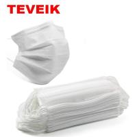 China Breathable Safety Disposable Face Mask 3 Layer Filter With Elastic Earloop for sale