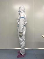 China Personal Disposable Protective Gown Suits White Coverall Anti - Chemical Agents for sale