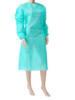 China PP/ SMS disposable isolation gown visitor gown disposable proteCtive gown for sale