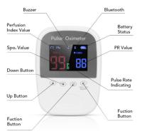 China CE FDA Handheld SpO2 Pulse Oximeter/Oxymeter/ Oximetro Pulse Oximeter Machine for sale