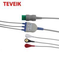 China 90496 Ultraview 17 Pin 3 Leads 1K Ohm ECG Cable for sale