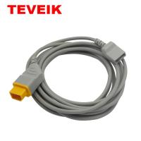 China 12ft TPU Utah Adapter 15 Pin Nihon Kohden IBP Cable for sale