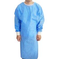 China Isolation Gown CE/FDA Hooded SMS 45g Disposable Protective Gowns for sale