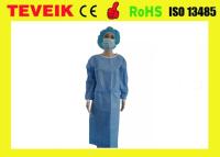 China Medical AAMI Level 3 EO Sterile Disposable Reniforced Sterile Surgical Isolation Protective Gowns for sale