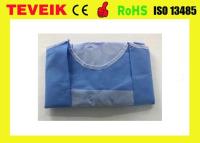 China Medical AAMI Level 3 EO Sterile Disposable Reniforced Sterile Surgical Isolation Protective Gowns for sale
