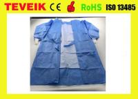 China Medical AAMI Level 3 EO Sterile Disposable Reniforced Sterile Surgical Isolation Protective Gowns for sale