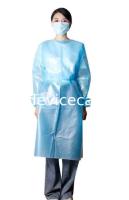 China PP PE Hooded Disposable Medical Isolation Gown Non Woven for sale