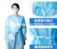 China PP PE Hooded Disposable Medical Isolation Gown Non Woven for sale