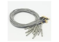 China Gold Plated Copper EEG Cable Ear Clip EEG Cap Electrode,1 m, Din 1.5, OEM for sale