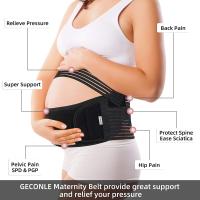 China OEM Neoprene 4XL Maternity Pregnant Belly Belt ISO9001 Back Support Girdle for sale