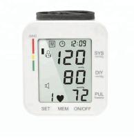 China 6V Hospital Arm Rechargeable BP Sphygmomanometer 60S Wrist Blood Pressure Machine for sale