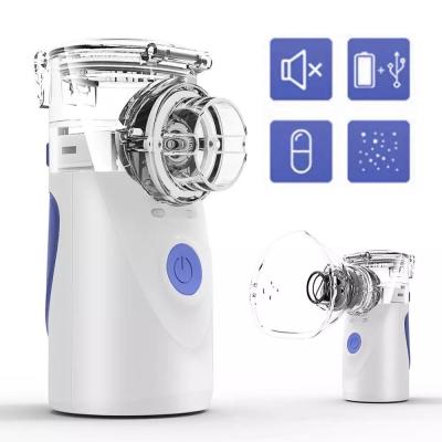 China 10ml 0.05ml/ min Portable Inhaler Mesh Nebulizer AAA Battery For Rhinitis Asthma for sale
