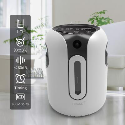 China Cute IMDK Portable Oxygen Concentrator Gas Production Plant 7L For Breathing Pregnancy for sale