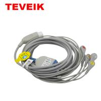 China Mindray 5 Leads TPU EKG Cable Reusable IEC ECG Medical Cable for sale