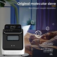 China 10L AI Medical Hospital Low Noise Hepa Portable Oxgen Generator Concentrator for sale