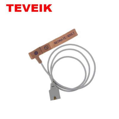 China PVC Disposable Spo2 Sensor Cable Medaplast Patient 245bpm Blood Oxygen for sale