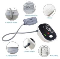 China 0.01W Oscillographic Digital Blood Pressure Cuff Monitor DC6V For Heart Beat Rate for sale