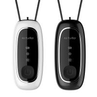 China Mini Portable Wearable battery powered Air Purifier Necklace ionizer Negative Virus for sale